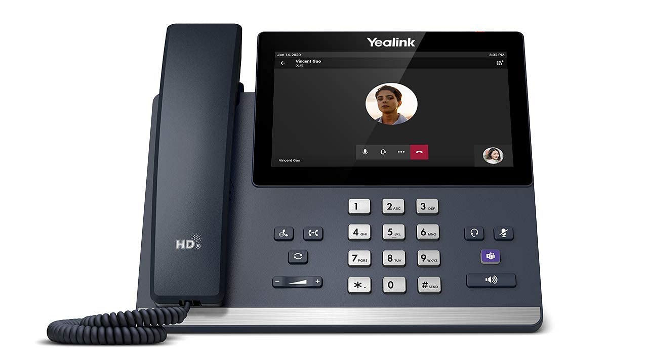 YEALINK MP56 TEAMS EDITION IP PHONE- 7" MULTI-TOUCH SCREEN - ANDROID 9 OS - POE (MP56-TEAMS) NEW OPEN BOX