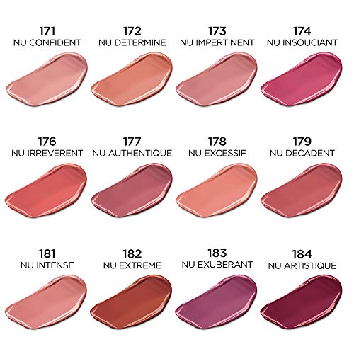 L’Oréal Paris Colour Riche Les Nus Lipstick, Nu Authentique, 0.13 Oz.