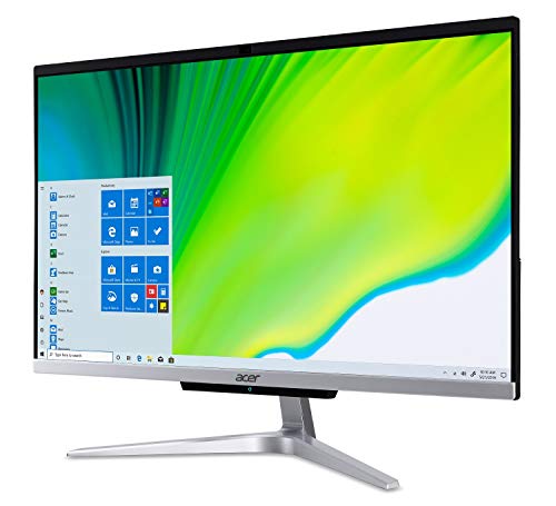 Acer Aspire C24-963-UR14 AIO Desktop, 23.8" Full HD Display, 10th Gen Intel Core i5-1035G1, 12GB DDR4, 512GB NVMe M.2 SSD, 802.11ac WiFi 5, Wireless Keyboard and Mouse, Windows 10 Home