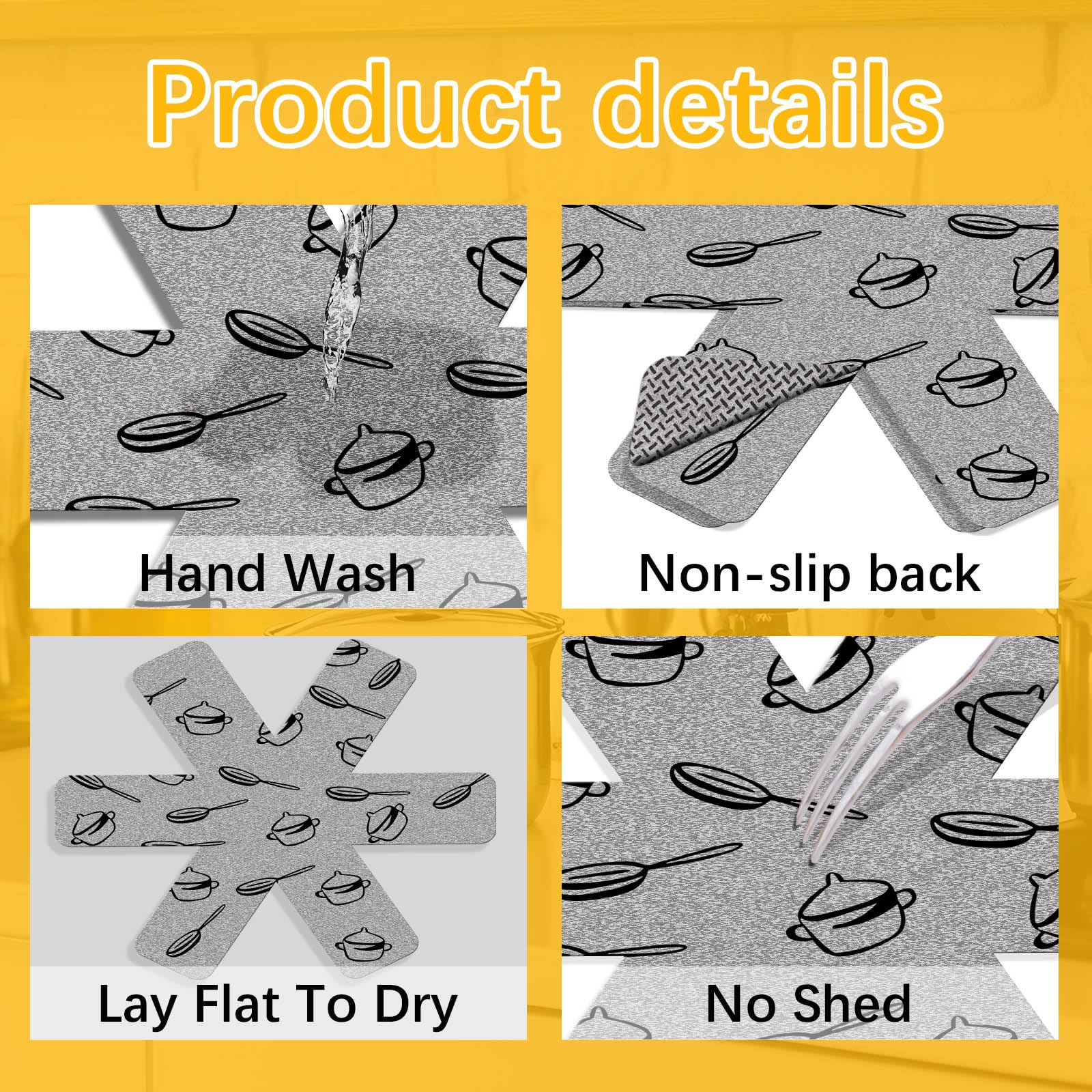 12 PCS pan Protectors for Stacking,Set of 3 Different Size 11/14/15 inches,pan separators Protectors,Pot Pads Anti-Slip to Avoid Scratching or Marring When Stacking