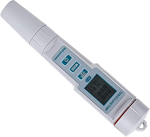 YUESFZ Precise Water Quality Tester 4 in 1 PH TDS EC Temp Test Pen Digital Water Quality Tester Meter for Drinking Water Swimming Pool Practical Water Quality Detector