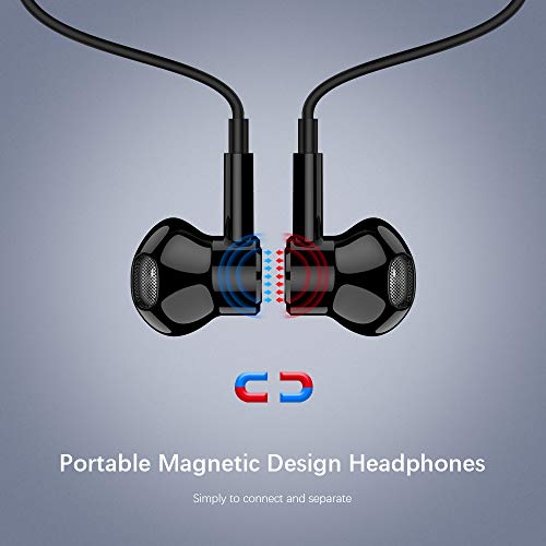 COOYA USB C Earbuds & in-Ear Headphones with Microphone,Magnetic USB C Headphone for Samsung Galaxy S23 S22 Ultra S21 S20 A53 A54 Note 20 10 DAC Type C Earphone for iPad Pro Air Pixel 7 6 OnePlus 11 9