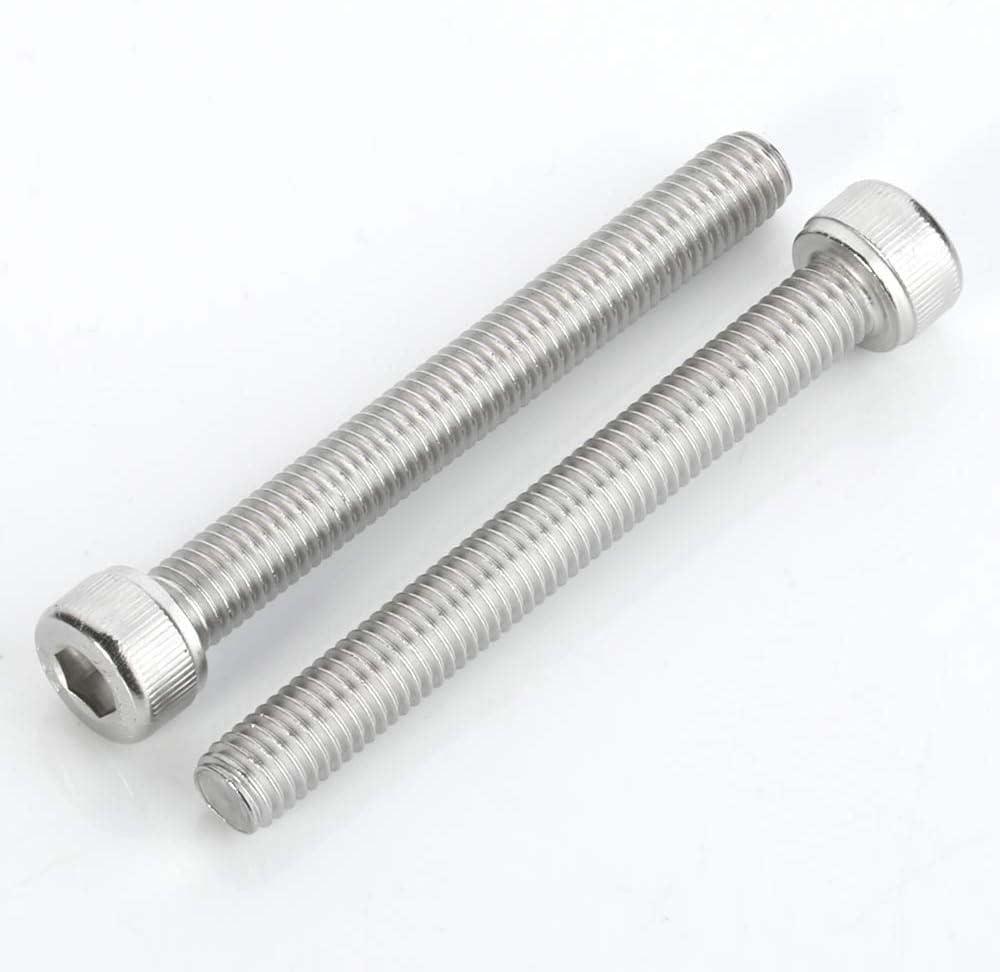 50 PCS Socket Head Cap Screw Assortment Set, M6 x 20mm, 25mm, 30mm, 35mm, and 40mm, Stainless Steel 304, Bright Finish