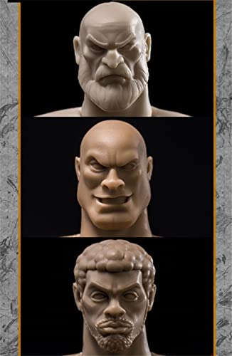 1/12 Scale Male Action Figure,6inch Flexible Muscular Strong Male Action Figure Body Doll Collection (White Skin)