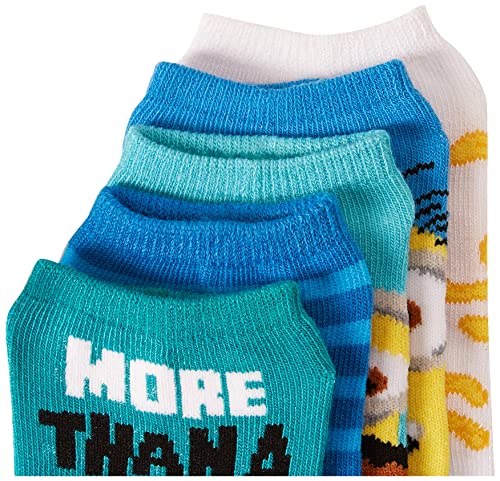 Despicable Me Girls Minions 5 Pack No Show Socks