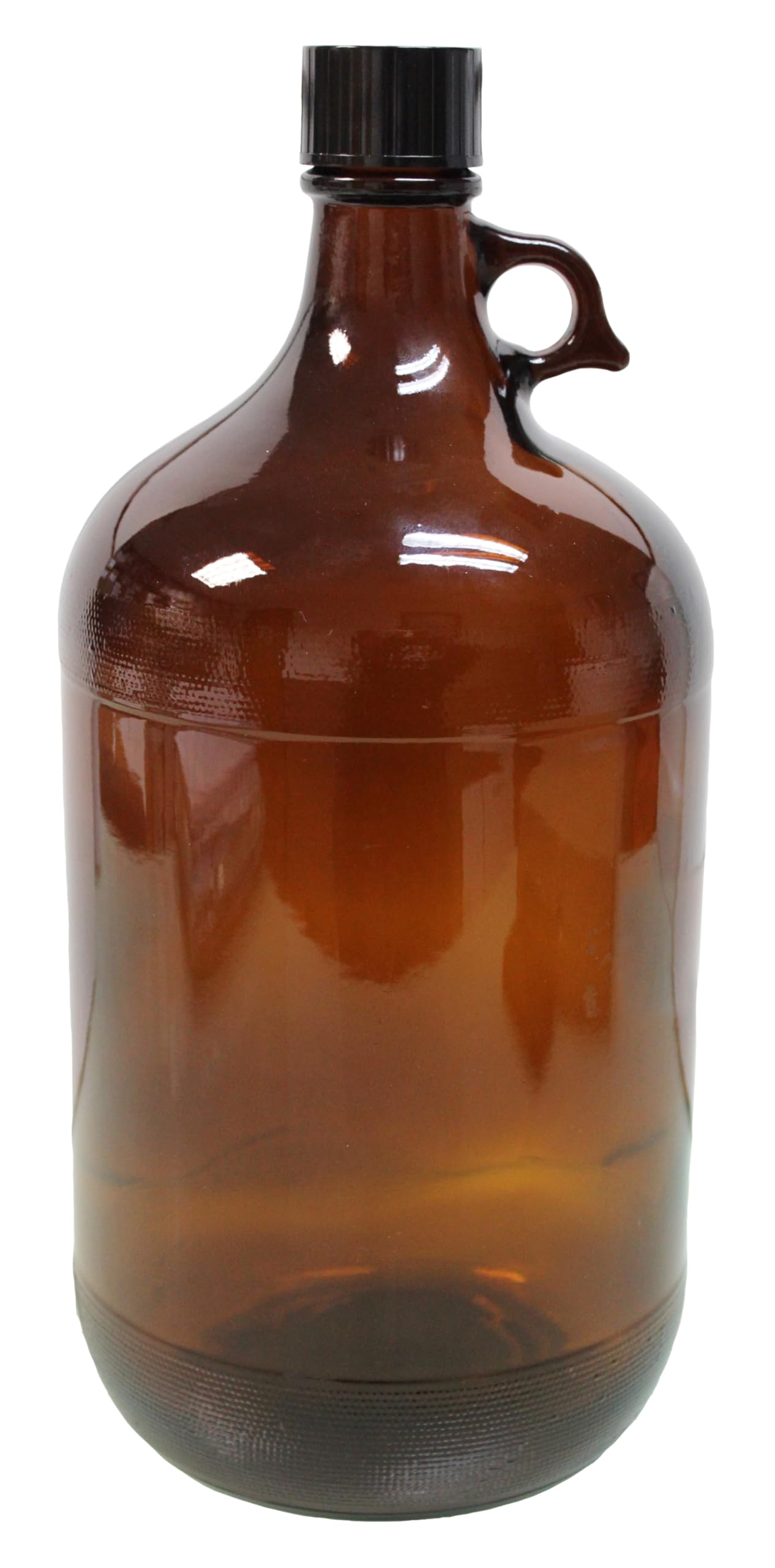 Environmental Express APC2800 Glass Jug, Level 3, Amber, 4 L, Safe-Coat; 6/CS