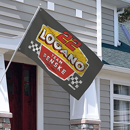 #22 Joey Logano Flag 3x5 Ft Polyester Fabric with 2 Brass Grommets Banners for Outdoor Indoor Decoration