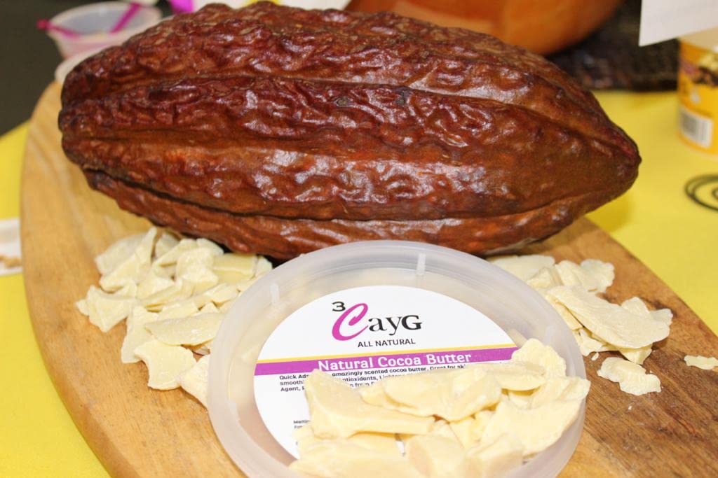 3CayG Pure and Natural Cocoa Butter from Ghana (5LBS)