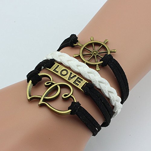 100 Grams Assorted Love Heart Shape Punk Steampunk Charm Pendant Connector for DIY Necklace Bracelet Jewelry Making Accessories