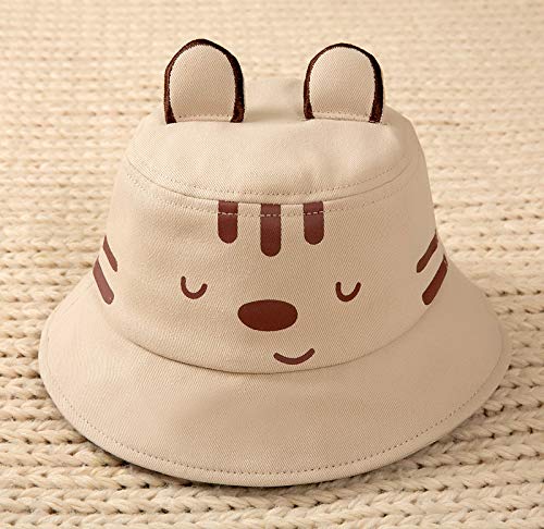 Baby Sun Hat Adjustable,Infant Toddler Summer Outdoors Beach Hat UPF50+,Sun Protection Bucket Hat