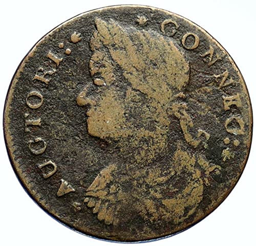 1787 1787 USA US Connecticut Coppers - JARVIS & CO Auc coin Good