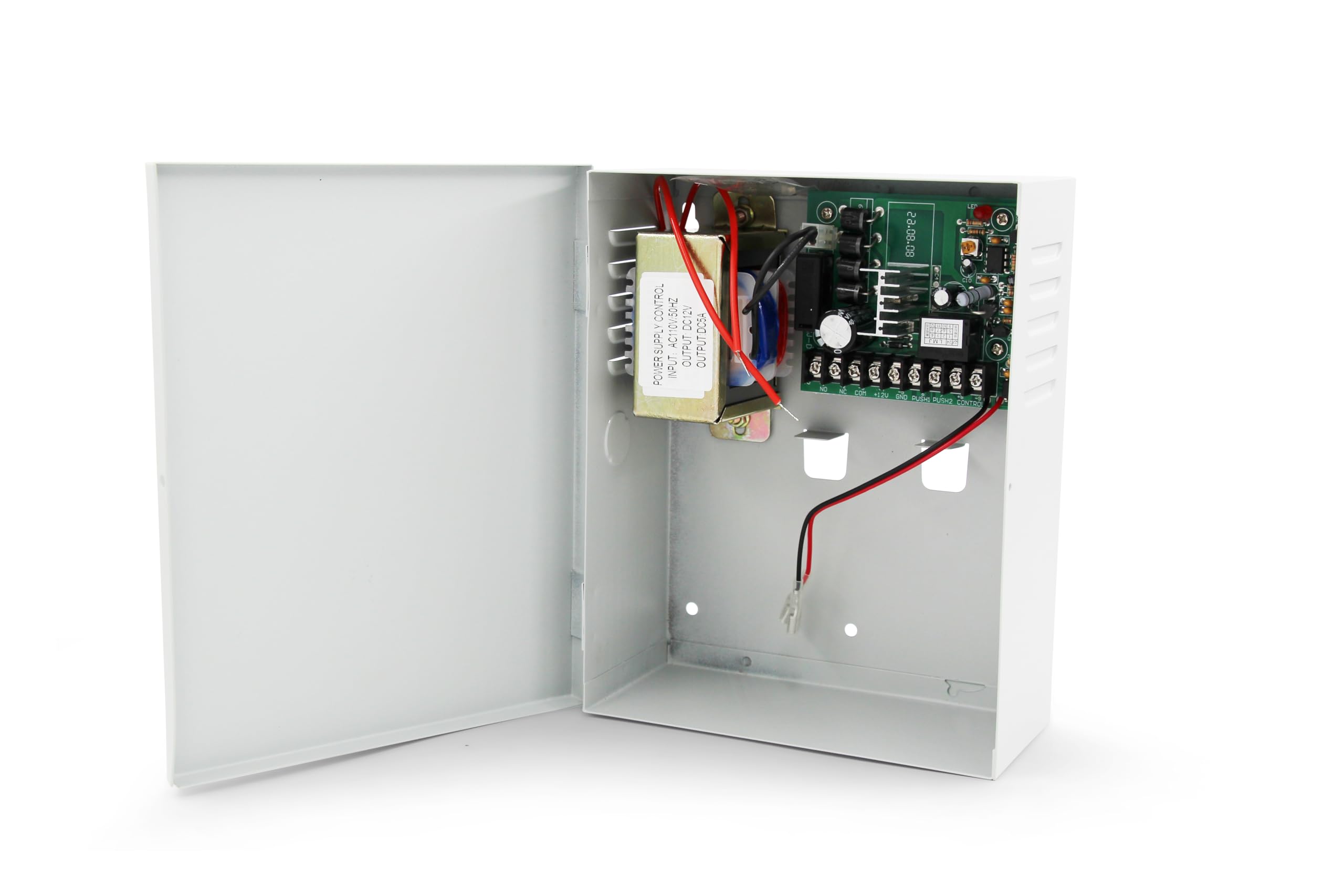 Ares Vision 12v 5 AMP Back Up Power Supply Transformer for Access Control Devices Such as Magnetic Locks, Electric Strikes, Motorized Drop Bolts (12V 5A w/Backup)