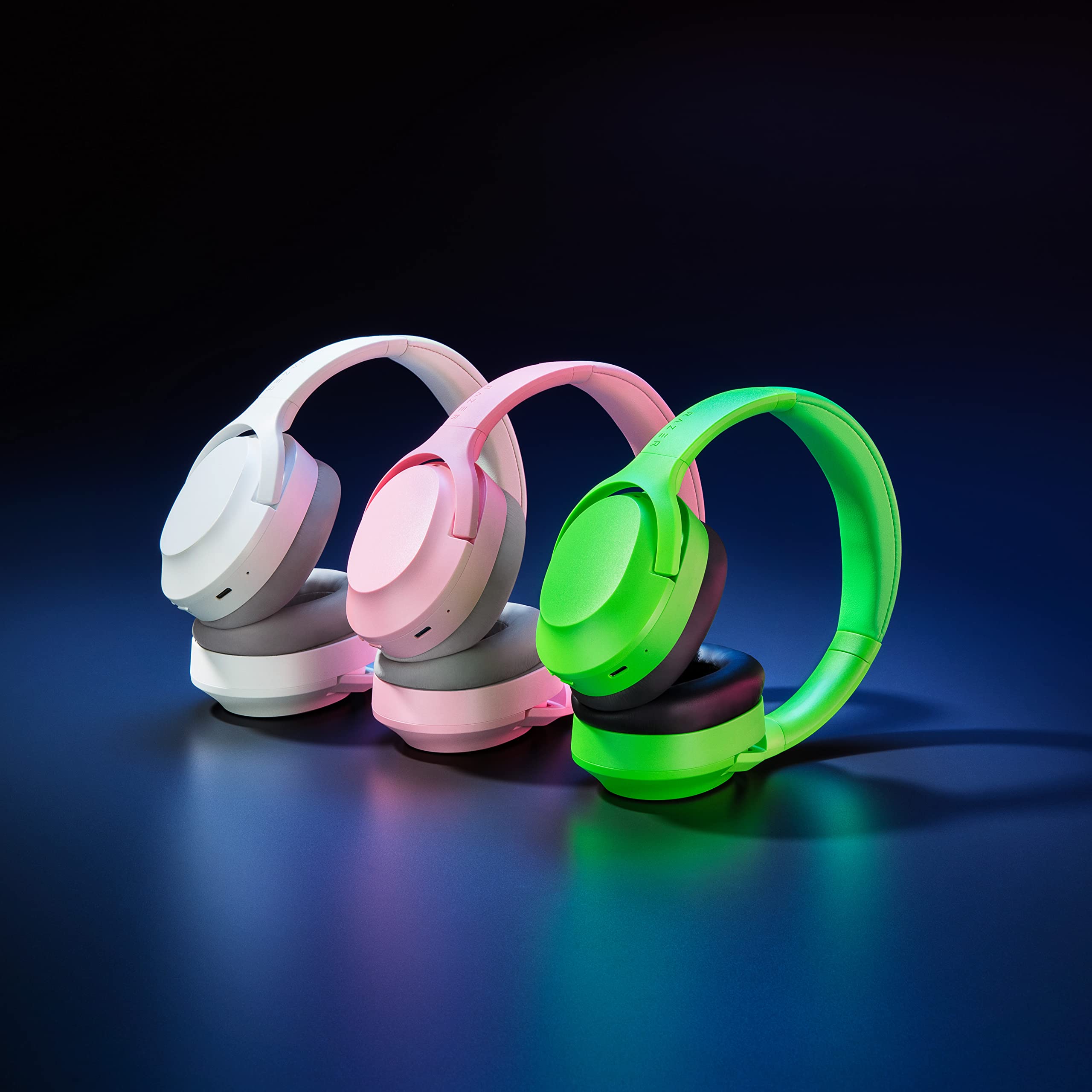 Razer Opus X Wireless Low Latency Headset: Active Noise Cancellation (ANC) - Bluetooth 5.0-60ms Low Latency - Customed-Tuned 40mm Drivers - Built-in Microphones - Mercury (Renewed)