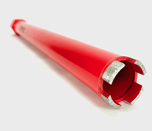 1.5" Inch Diamond Wet Core Drill Bit 1-1/4” Threaded by BLUEROCK Tools for Concrete Rebar Asphalt Brick Rock Masonry Hole Barrel Coring 1-1/2"