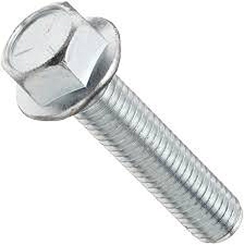 25 1/4-20" X 2" Serrated Flange Head Bolts Grade 5 Zinc Plated