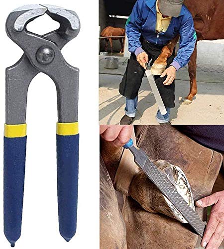 Hoof Trimmers Goat Hoof Trimming Shears Nail Clippers, Horse Farrier Tool, Multi-Purpose Hoof Trimmers,Horse Equine Metal Shears Farriers Hoof Nipper Cutter Professional Horses Hoof Trimming Tools