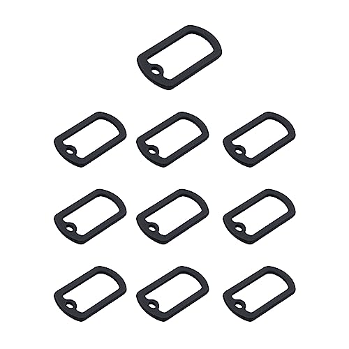 10Pack Military Dog Tag Silencer - Silicone Rubber ID Tag Protector - Noiseless and Scratch-Free - Ideal for Pet Collars - Personalized Men's Dog Tags