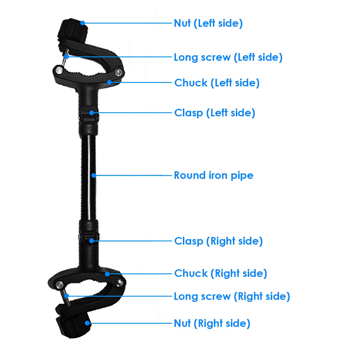 Wallfire Baby Stroller Connectors Universal Baby Cart Pushchair Connectors