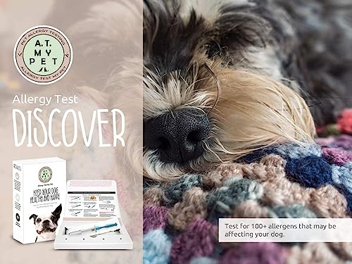 Allergy Test My Pet Dog Sensitivity and Intolerance Testing Kits Home Sample Collection Kit for Dogs Allergy