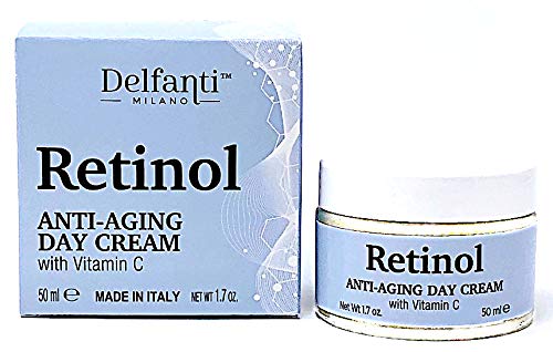 Delfanti-Milano • RETINOL ANTI-AGING Day Face Cream • with Vitamin C • Made in Italy