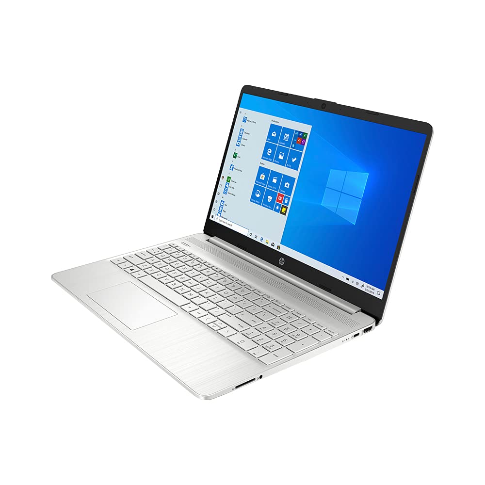 HP 2022 15.6" FHD Laptop Computer, AMD Ryzen 5-5500U Processor(Beats Intel i7-1065G7), 12GB RAM, 512GB PCIe SSD, AMD Radeon Graphics, HD Webcam, Bluetooth, Wi-fi, Win 10, Silver, 32GB USB Card