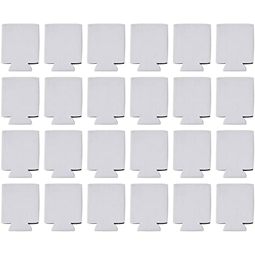 24 Pack 12oz Blank Sublimation Can Cooler Bottle Hugger for Soda, Beer, Beverages