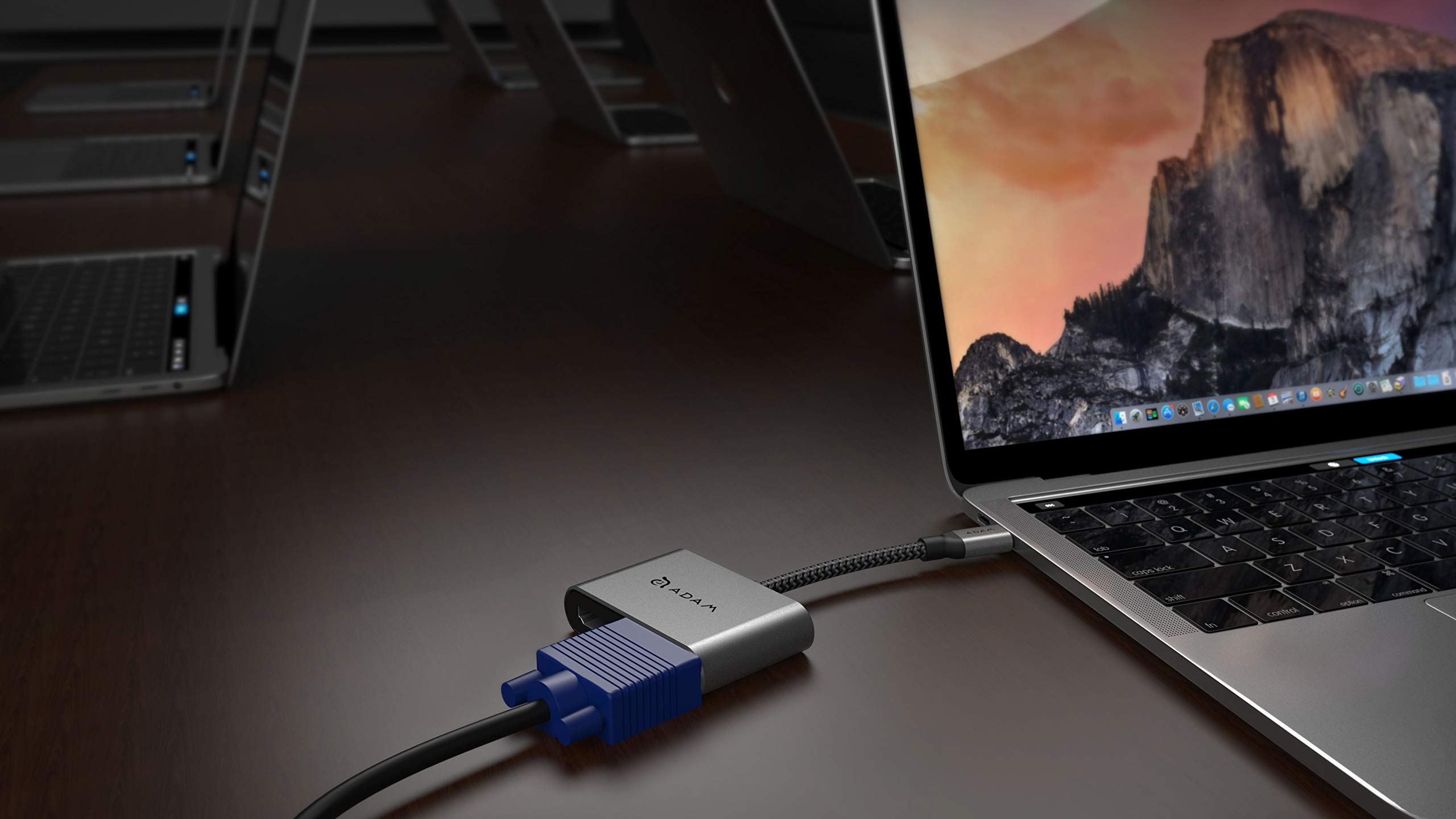 ADAM ELEMENTS CASA HUB VH1 Type-C to HDMI/VGA Converter Adapter, AAPADHUBVH1GYJ