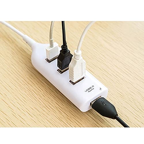 CUJUX 2.0 Multi USB 2.0 Hub USB Splitter High Speed 3 USB Card Reader USB Extender for PC Laptop (Color : Black)