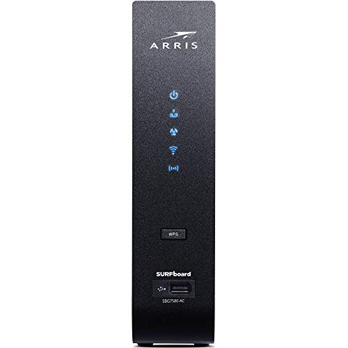 ARRIS Surfboard (32x8) DOCSIS 3.0 Cable Modem Plus AC1750 Dual Band Wi-Fi Router, Certified for Comcast Xfinity, Spectrum, Cox & More.. (Renewed)