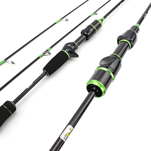 1.68M Lure Rod Solid Pole UL Carbon Spinning Fishing Rod Lure Rod Spinning Weight 2-8g Perch Rod Fishing Tackle ( Color : Casting Rod , Size : 1.68M )