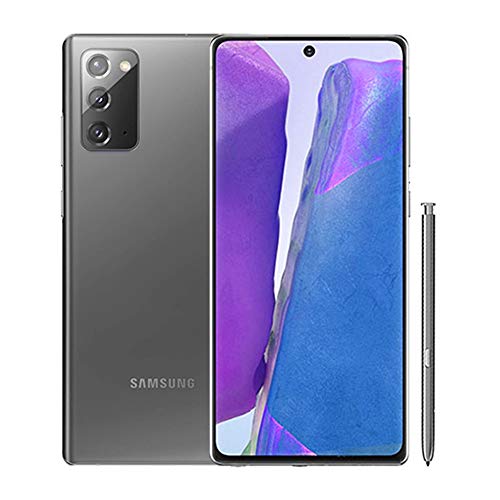 Samsung Galaxy Note 20 256GB N980F/DS S-Pen 6.7β Triple Camera GSM LTE Factory Unlocked Smartphone (Mystic Gray) (Renewed)