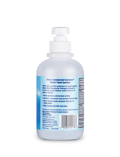 Clorox Commercial Solutions Backpack Essentials Hand Sanitizer Kit | Includes Liquid Hand Sanitizer Spray, 2 oz & Liquid Hand Sanitizer with Pump, 16.9 oz | FDA Registered Clorox Hand Sanitizers