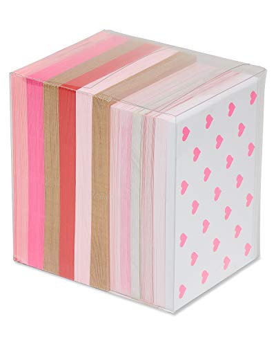 American Greetings Bulk Blank Cards with Envelopes, Heart Stationery (200-Count)