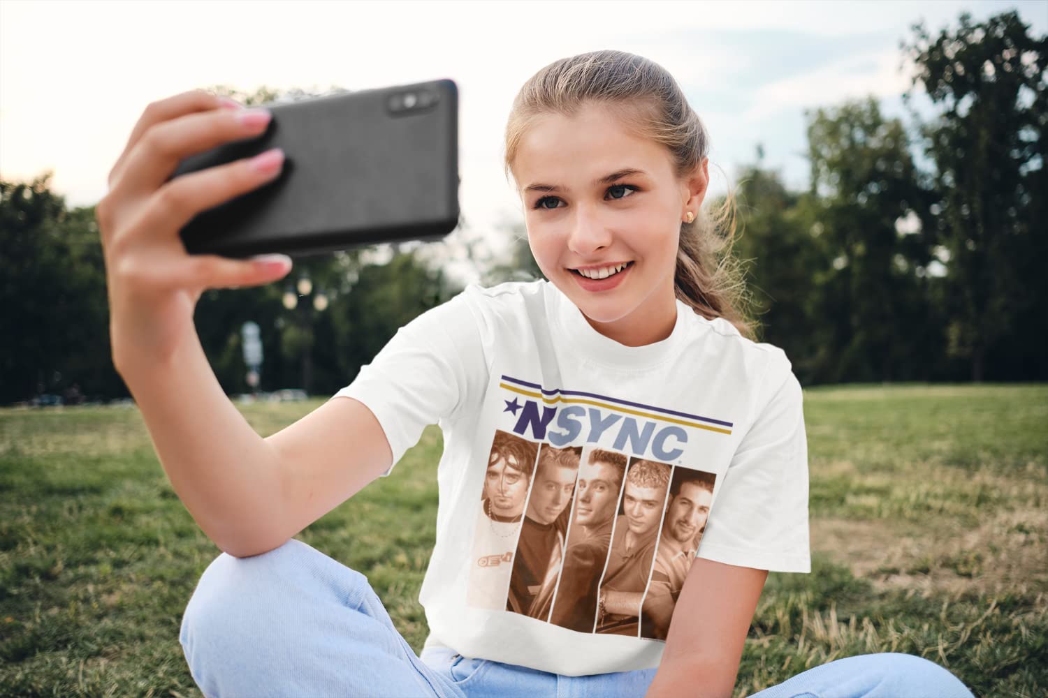 American Classics NSYNC Boxes White Youth T-Shirt Tee