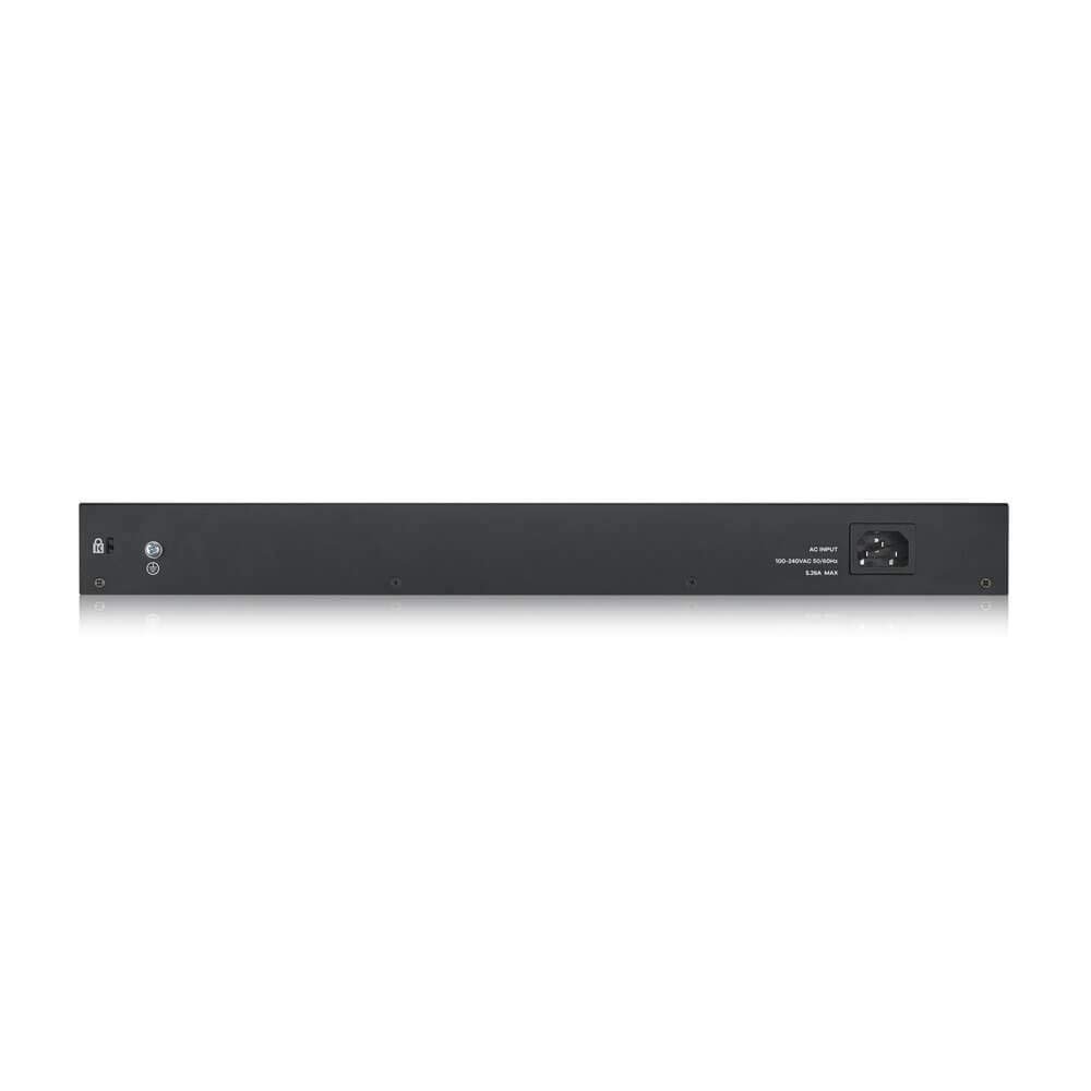 ZYXEL 24-Port PoE Switch Gigabit Ethernet Smart (GS1920-24HPV2) - Managed, with 24x PoE+ @ 375W, 4x SFP, Optional Nebula Cloud Management, Rackmount, Limited Lifetime Protection