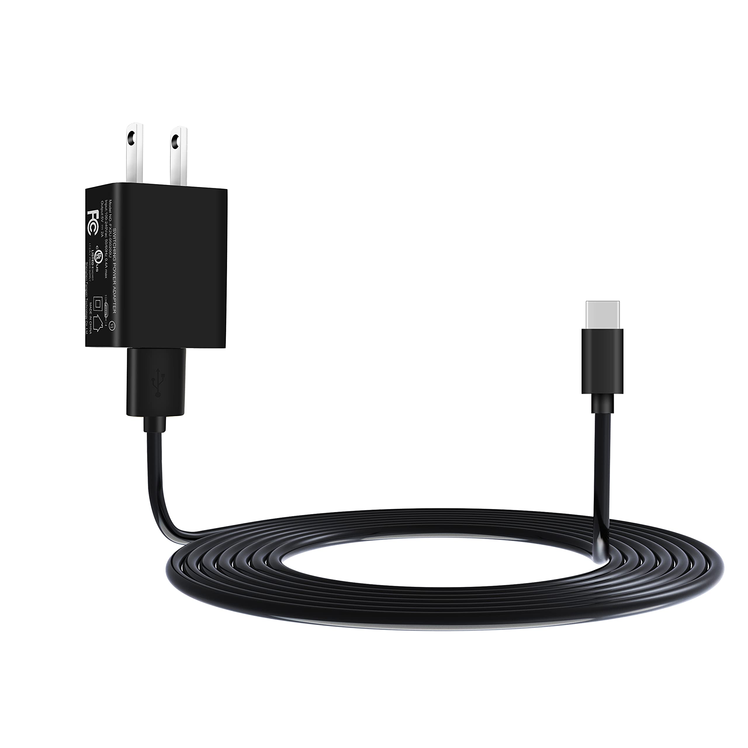 USB C Fast Charger for Charging Fire HD 10 HD10 Plus-9th 11th Gen 2019 2021,New Fire HD 8,Fire 8 Plus 10th-Gen 2020,New Fire HD 7 12th Gen 2022 and Fire Kids Edition,Kids Pro,with 5Ft Type C Cable