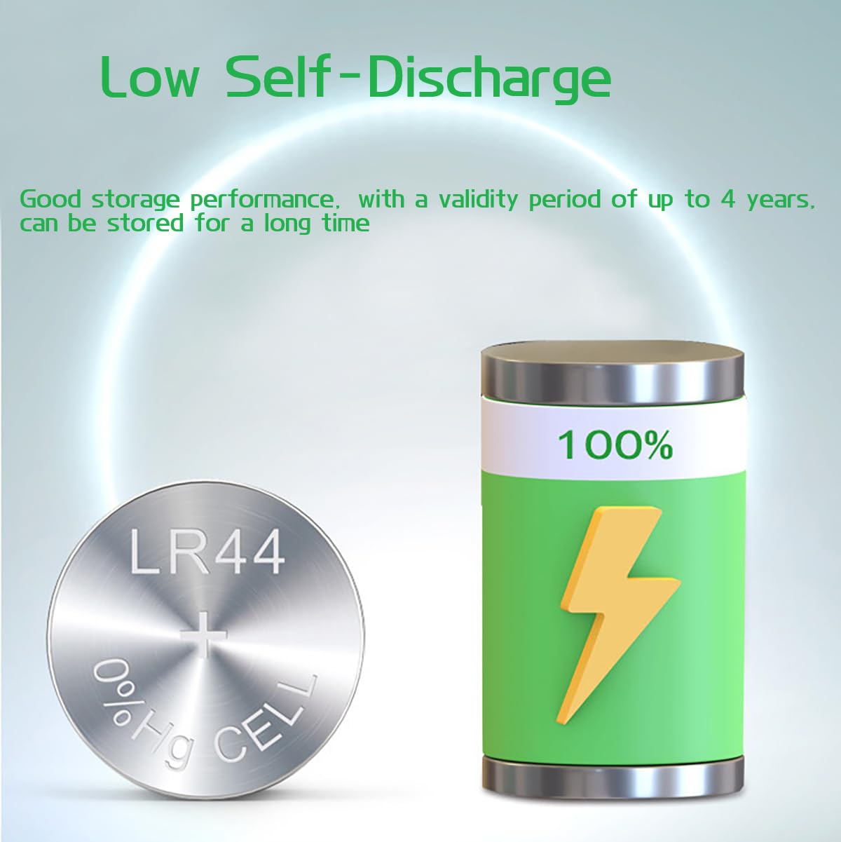 Cotchear 20pcs AG5 Button Cell Battery 1.5V 393A LR754 SR48 AG5 Alkailine Coin Batteries