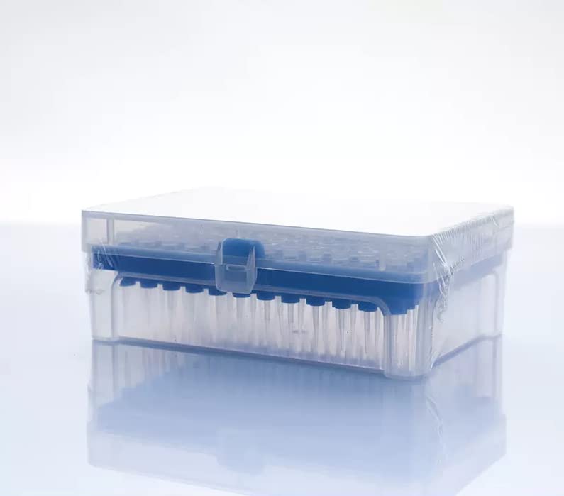 TYQILIN 10ul Universal Filter Pipette Tips Racked,RNase/DNase Free & Pyrogen Safe, Clear, 96 Tips/Rack Pk x 10 Racks (10ul)