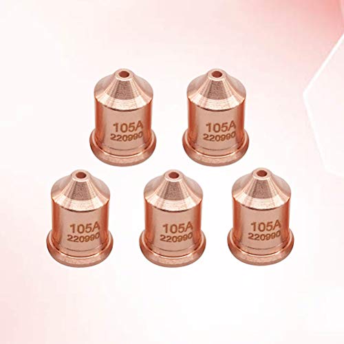 5PCS Professional Plasma Cutting Nozzles Cutting Torch Tips Electrode Cap Cutting Consumables