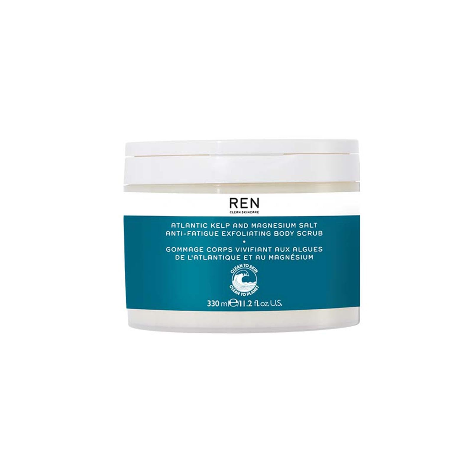 Atlantic Kelp And Magnesium Salt Anti-Fatigue Exfoliating Body Scrub by REN for Unisex - 11.2 oz Scrub