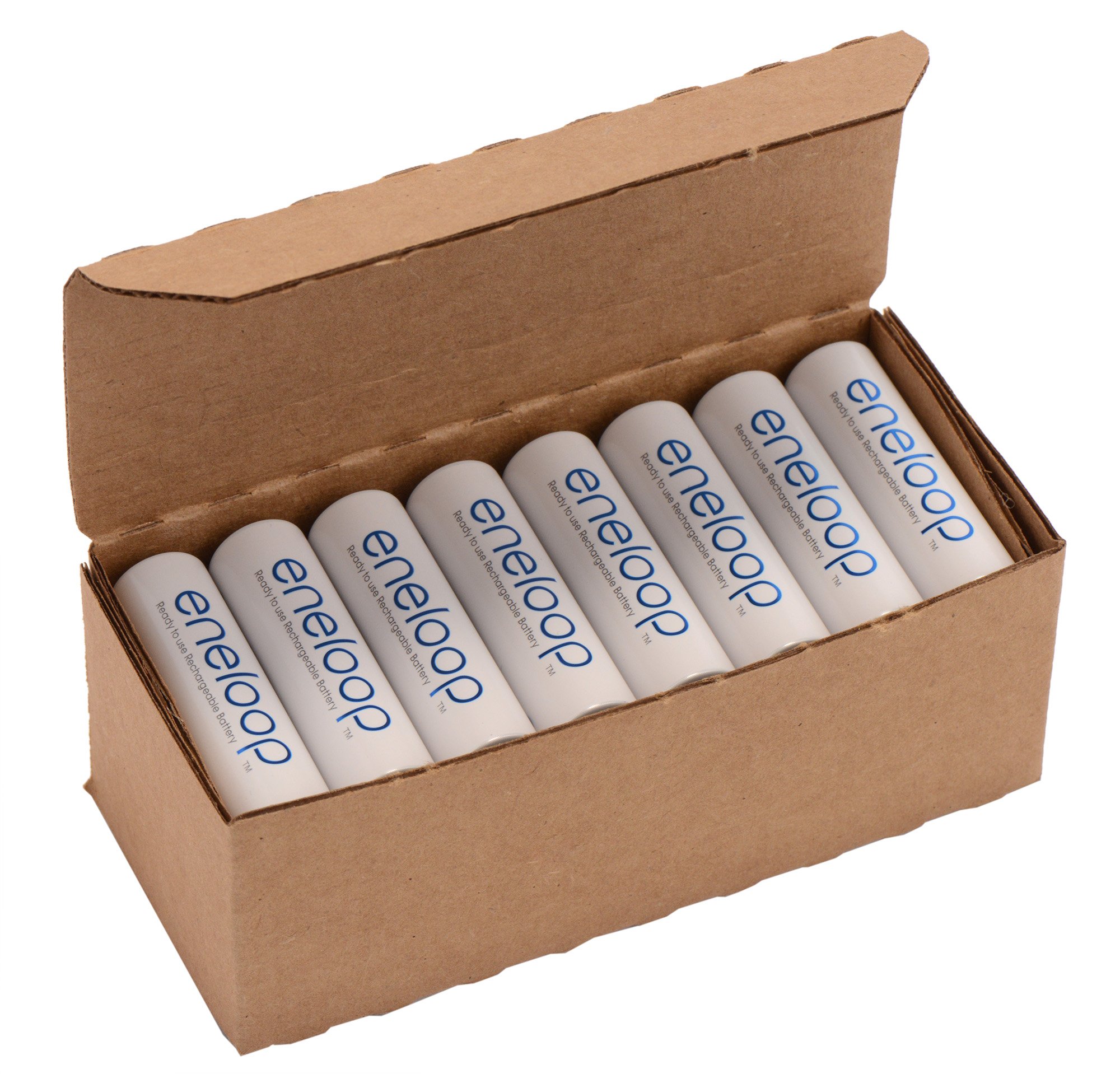 Eneloop Panasonic BK-4MCA24/CA AAA 2100 Cycle Ni-MH Pre-Charged Rechargeable Batteries 24 Pack & Panasonic BK-3MCA24/CA AA 2100 Cycle Ni-MH Pre-Charged Rechargeable Batteries 24 Pack