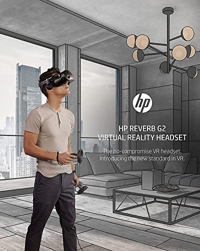 2022 Newest HP Reverb G2 Virtual Reality Headset V2 Version, Black, W/ Silmarils Lens Wipes