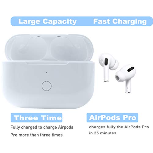 Compatible with for Wireless AirPod Pro Charging Case Replacement, Compatible with for AirPod Pro Charger Case with Bluetooth Pairing Sync Button