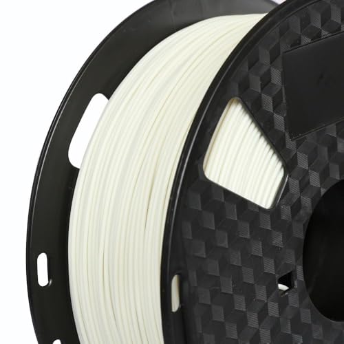 PLA Max PLA + Bone White PLA Filament 1.75 mm 3D Printer Filament 1KG 2.2LBS 3D Printing Material Stronger Than PLA Pro PLA Plus Normal PLA Filament CC3D Ivory White Bone Color