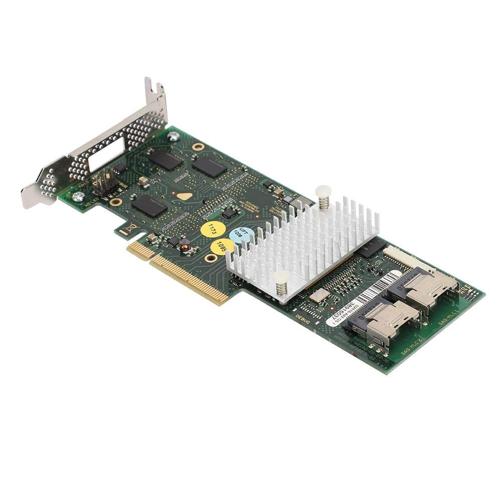 ASHATA SAS Controller 8-Port SATA+SAS Ports SAS2108 SATA/SAS Raid 6Gbs 512M Cache Controller Low Baffle,Support to 32 for SAS SATA Endpoint Devices