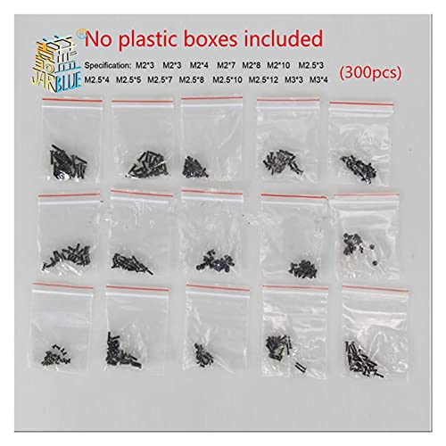 GJHL Screw 300pcs M2,M2.5,M3 Laptop Computer Screws Replacement Kit for Screw Durable (Color : Screw Package)