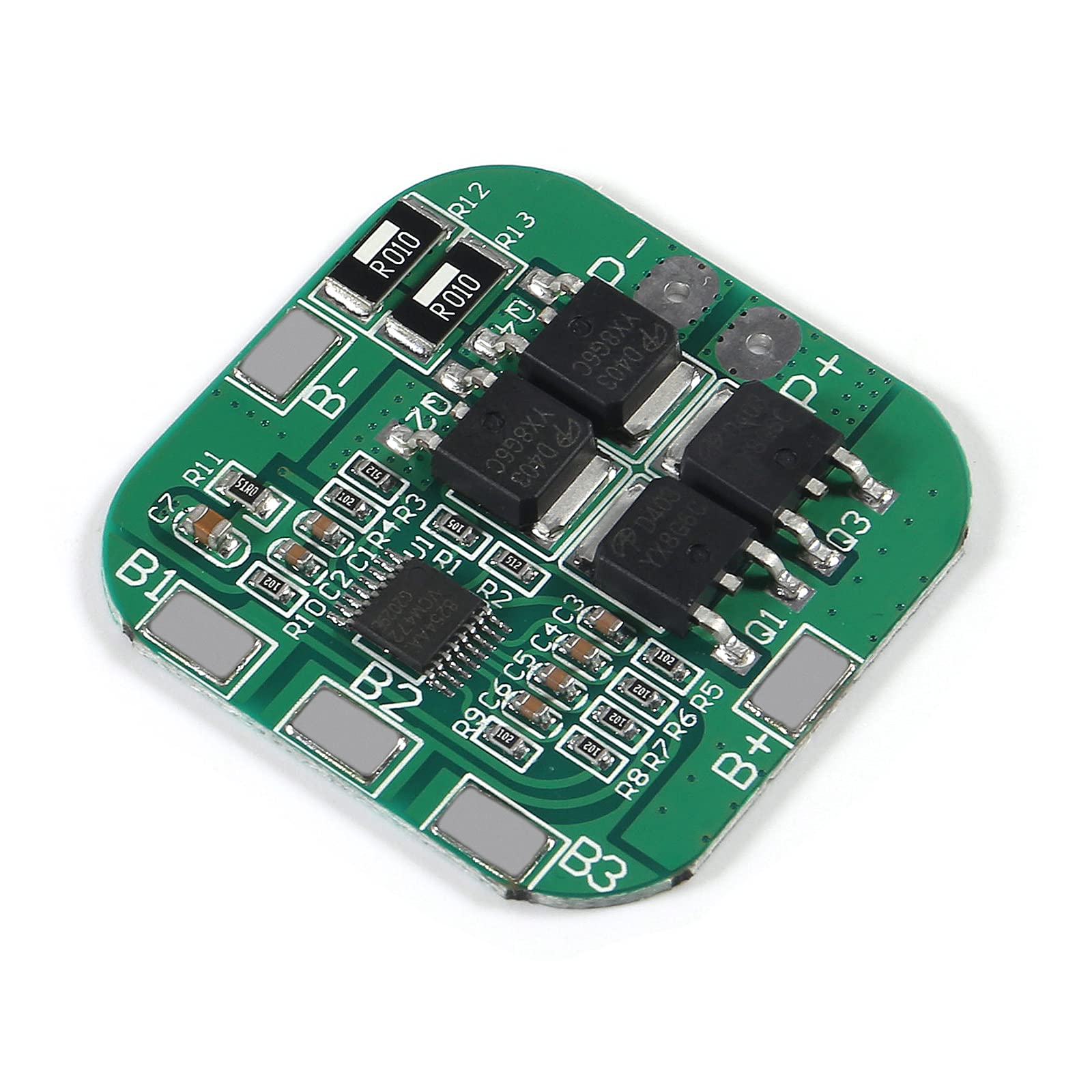 MELIFE 4PCS 4S 20A 14.8V Lithium for 18650 Battery BMS PCM Protection PCB Board Module 16.8V with Overcharge Over Discharge Short Circuit Protection