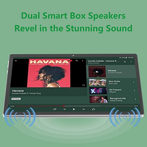 2023 Newest 2 in 1 Tablet, 10 inch Android 11 Tablet with Keyboard, 4GB+64GB, Tablets with Case Mouse Stylus, 1.8GHz Quad Core, 1280*800 HD Touch Screen, 8MP Dual Camera, Games, Wi-Fi, BT Tableta PC