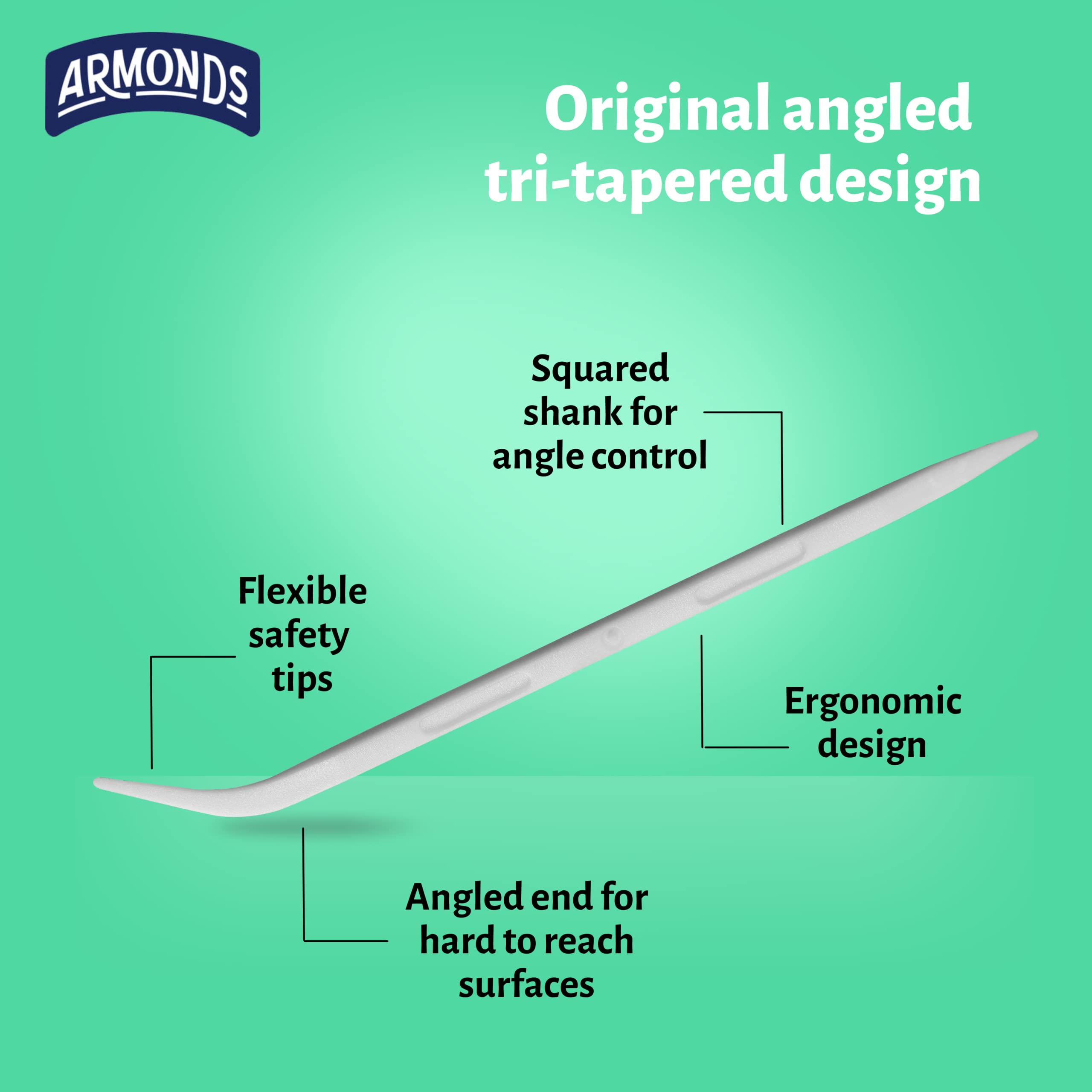 Armonds ProPicks Original Dental Picks for Teeth Cleaning - Disposable Plastic Toothpicks for Teeth & Gums - Cleans Teeth & Massages Gums - Fresh Mint Flavor - 3 Packages x 120 Interdental Tooth Picks