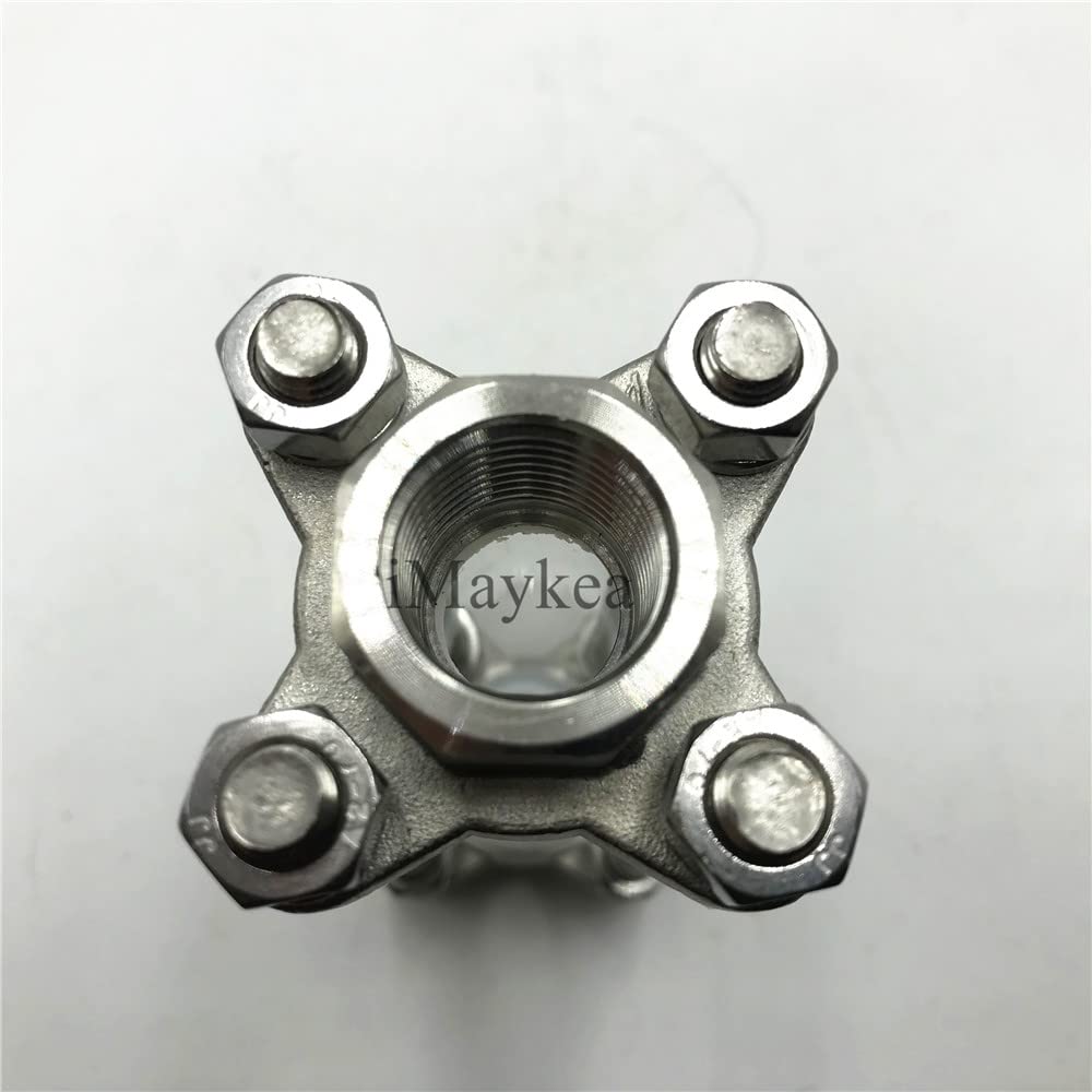 1/2" 3/4" 1" 1-1/4" 1.5" 2" NPT Female Thread Flow Sight Glass Stainless Steel 304 Flow Indicator Water Oil (2" DN50)